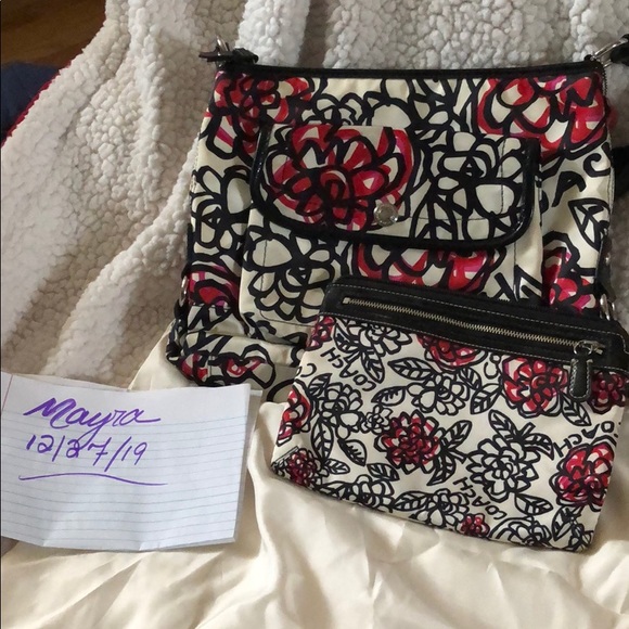 Coach | Bags | Coach Floral Signature Graffiti Daisy Flower | Poshmark